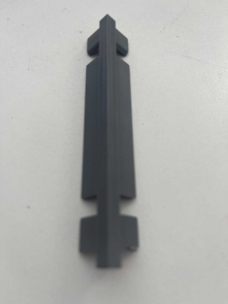 Aluminium Skirting PVC Corner Stake Black | Wall Ceiling