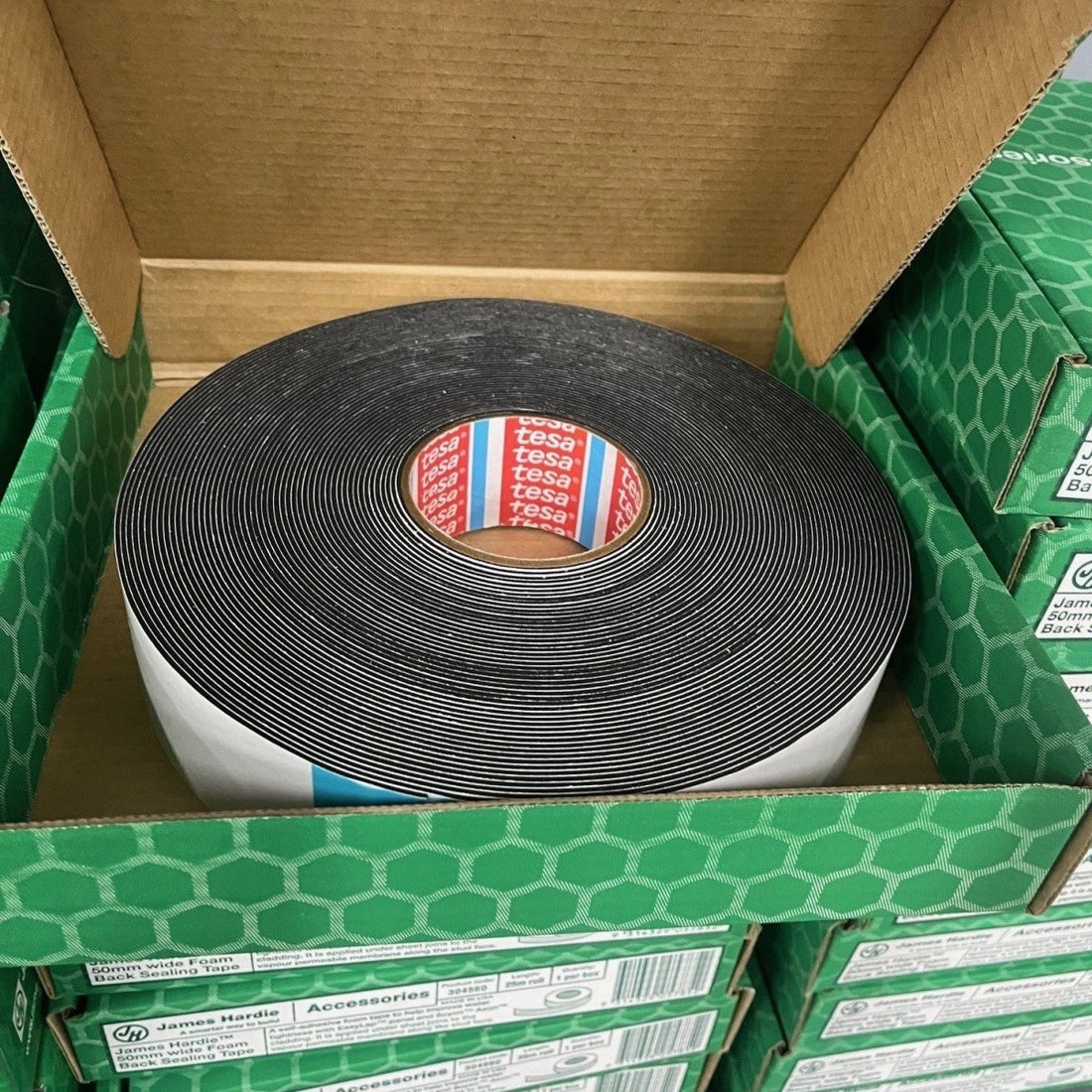 James Hardie 50mm Foam Back Sealing Tape 25m Roll – Wall Ceiling