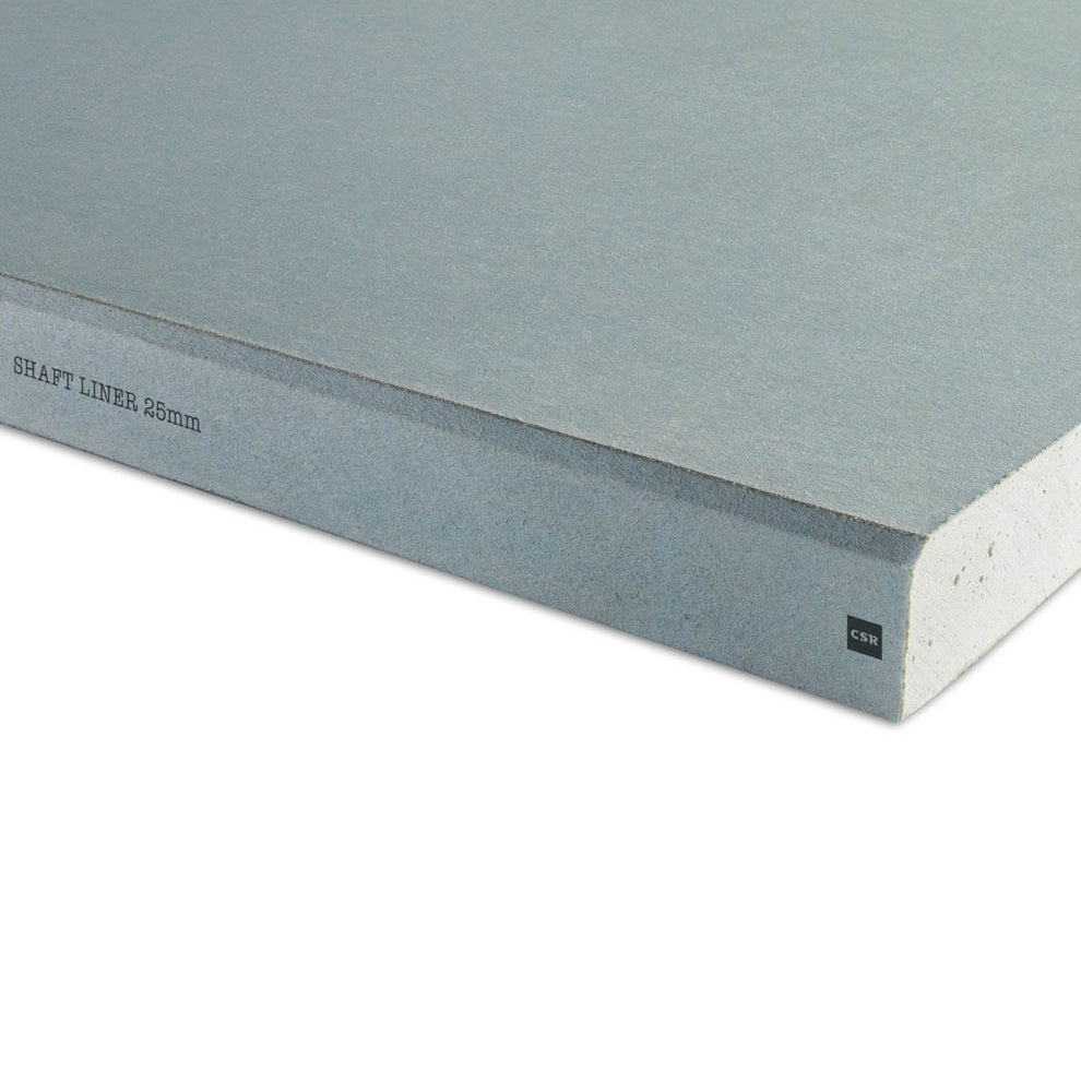 CSR Gyprock 25mm Shaft Liner Panel Recessed Edge – Wall Ceiling