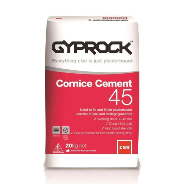 CSR Gyprock Cornice Cement 45 20kg Bag – Wall Ceiling