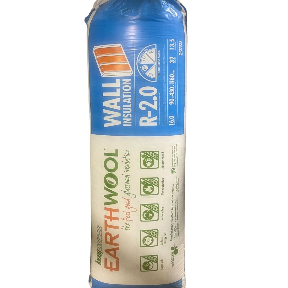 Knauf Earthwool R2.0 Wall Batt 430mm (2437525) – Wall Ceiling